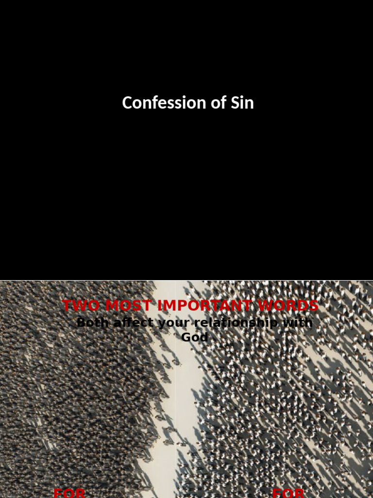 Confession of Sin App English | PDF