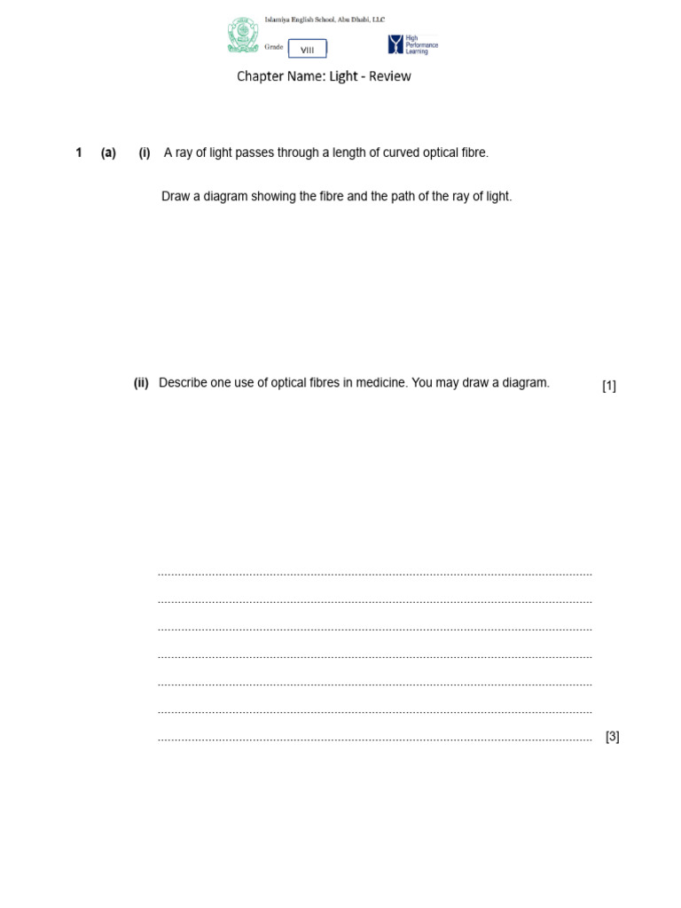 G8 - Light Review - WS | PDF