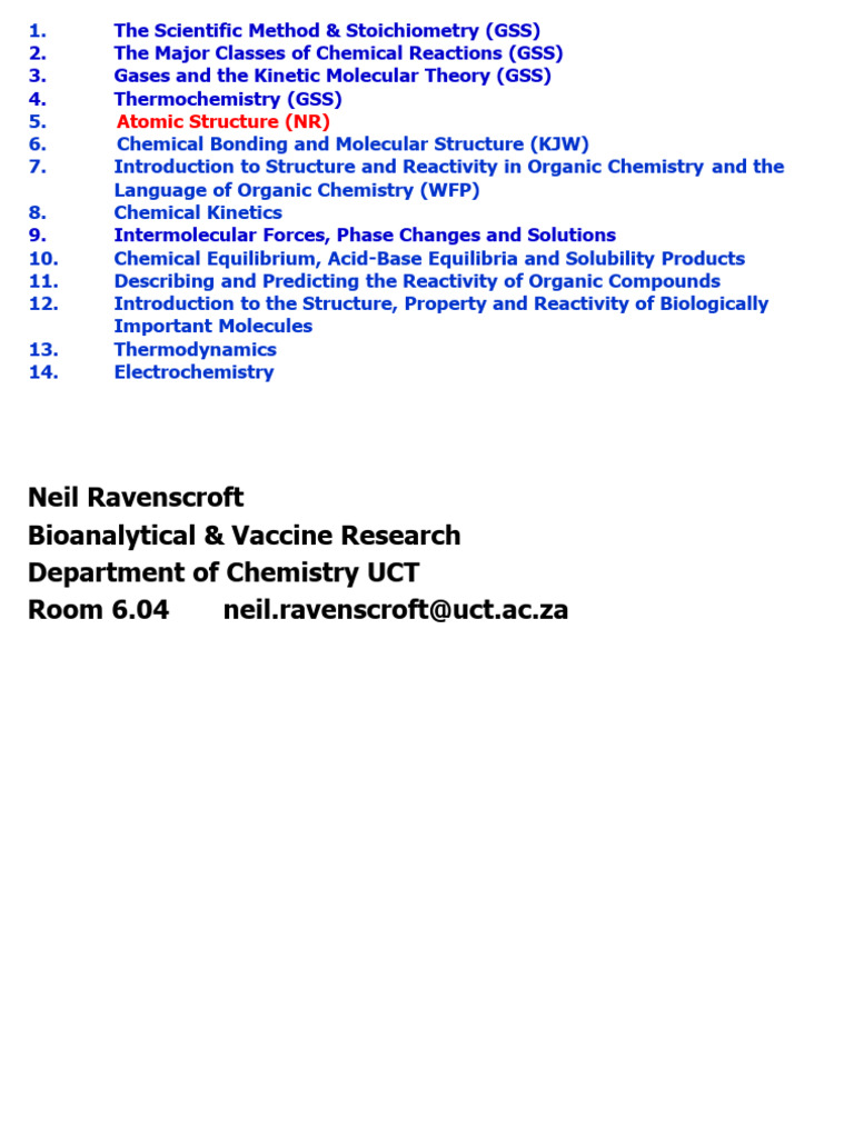 Cem1000w 5atomicstructure Ch7 Lectures1 4handout Pdf 