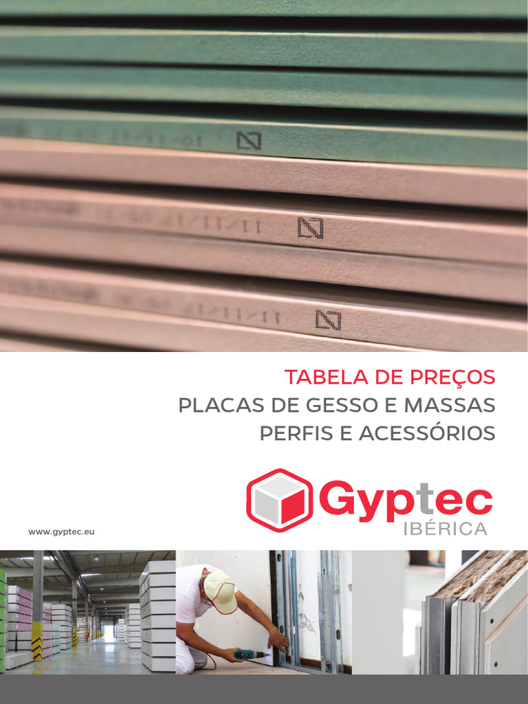 Tabela Precos Gyptec | PDF