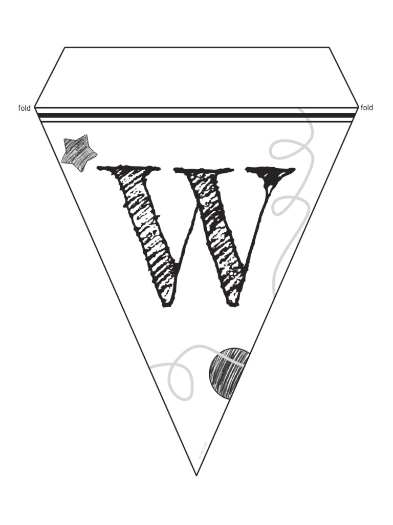 BW Chalkboard Classroom Welcome Bunting | PDF