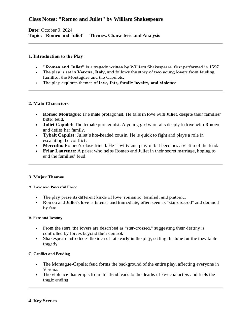 Class Notes | PDF
