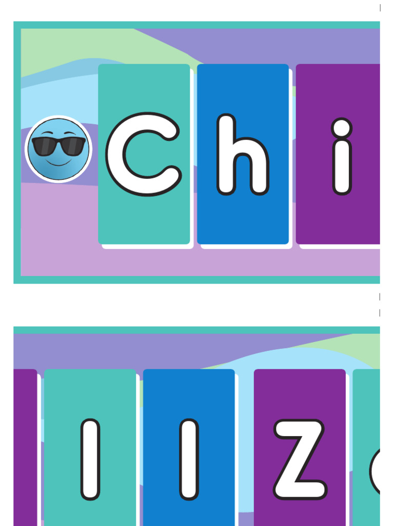 Color Chill Zone Calming Corner Banner | PDF