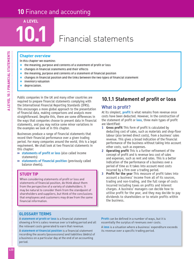 A2 Business - Finance Part 1 | PDF