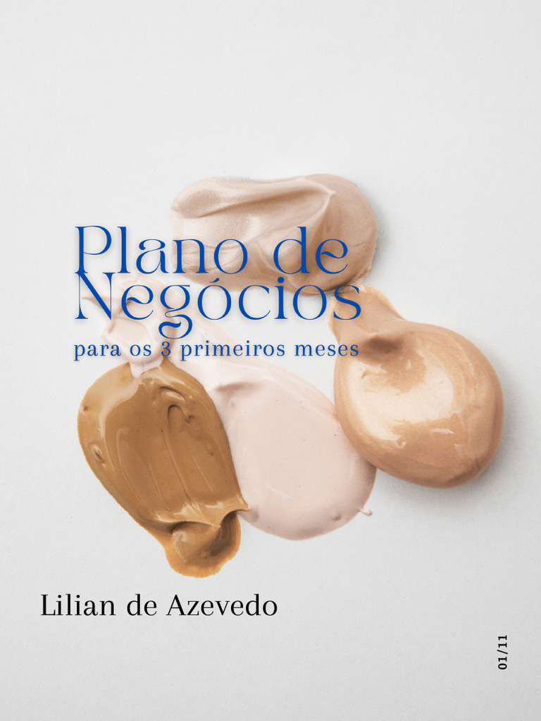 Cópia de Documento A4 Plano de Negócio Moderno Preto e Branco PDF | PDF