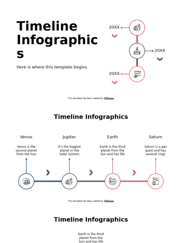 Timeline Infographics by Slidesgo | PDF