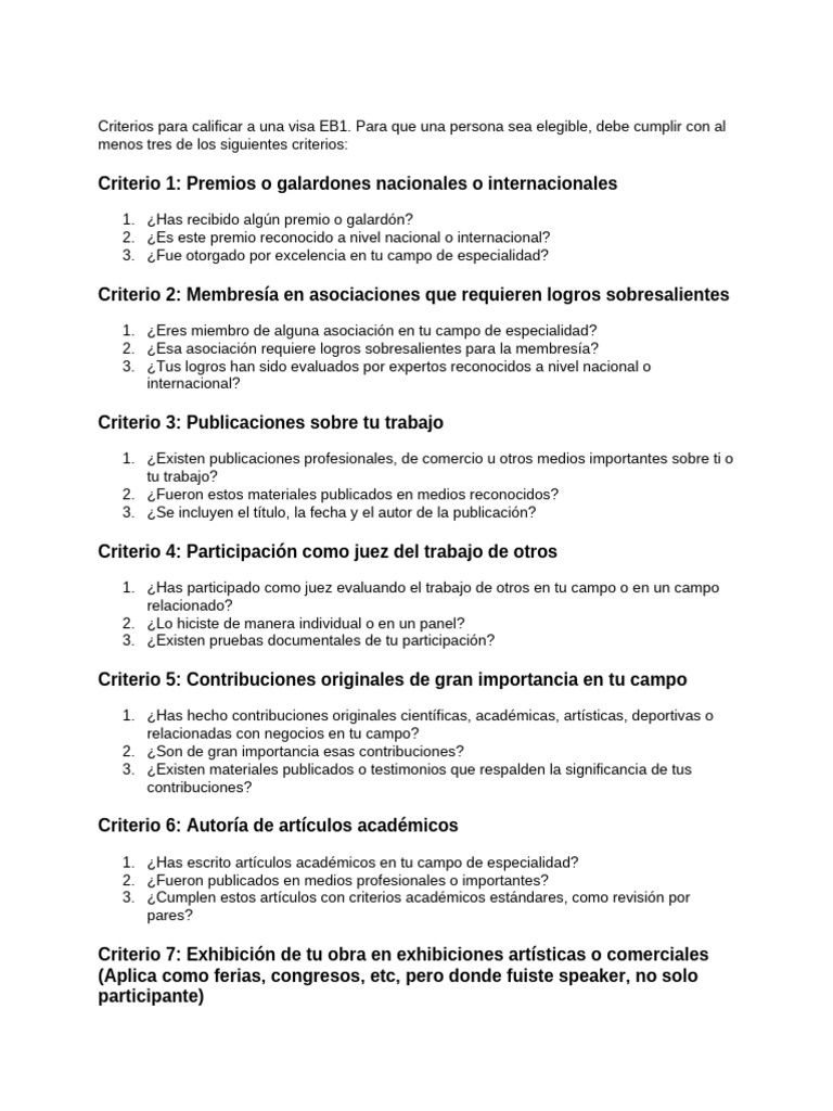 Cuestionario EB1 | PDF