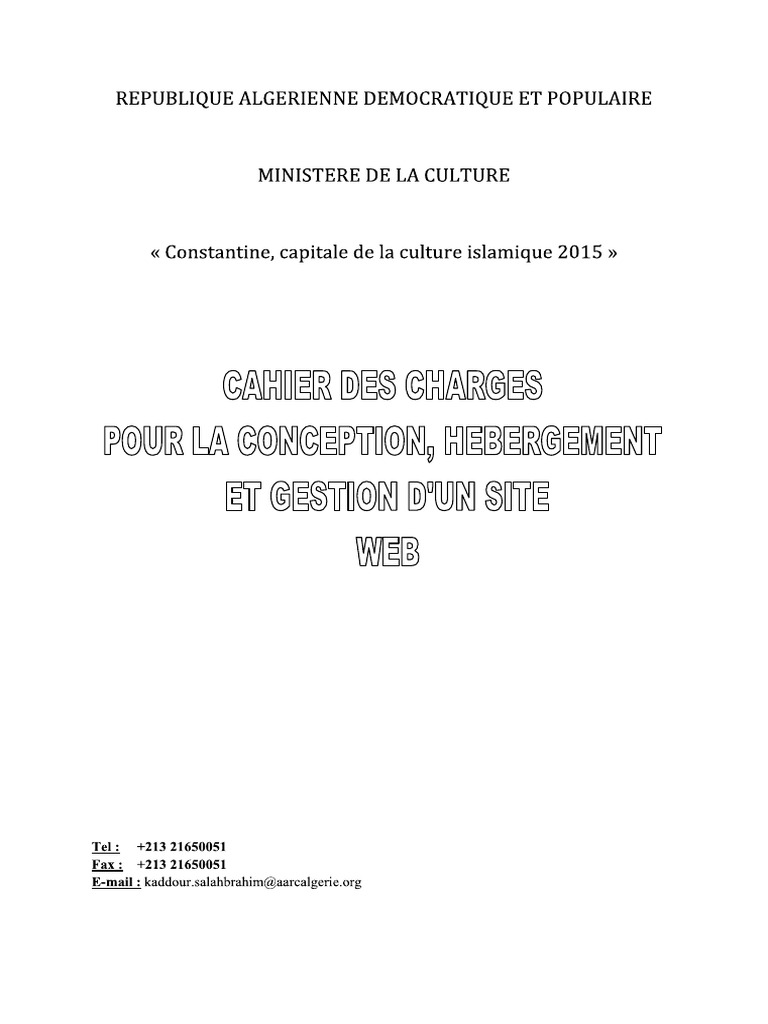 Chier Charges Site Web CCCA | PDF