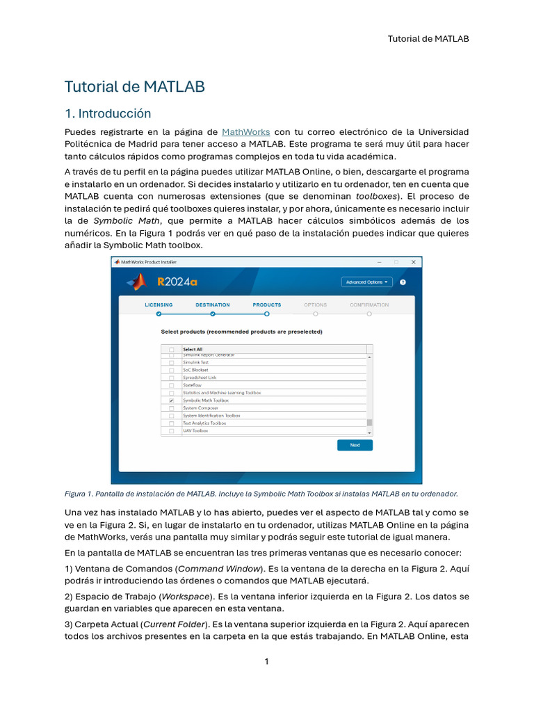 Práctica 0. Tutorial de MATLAB | PDF