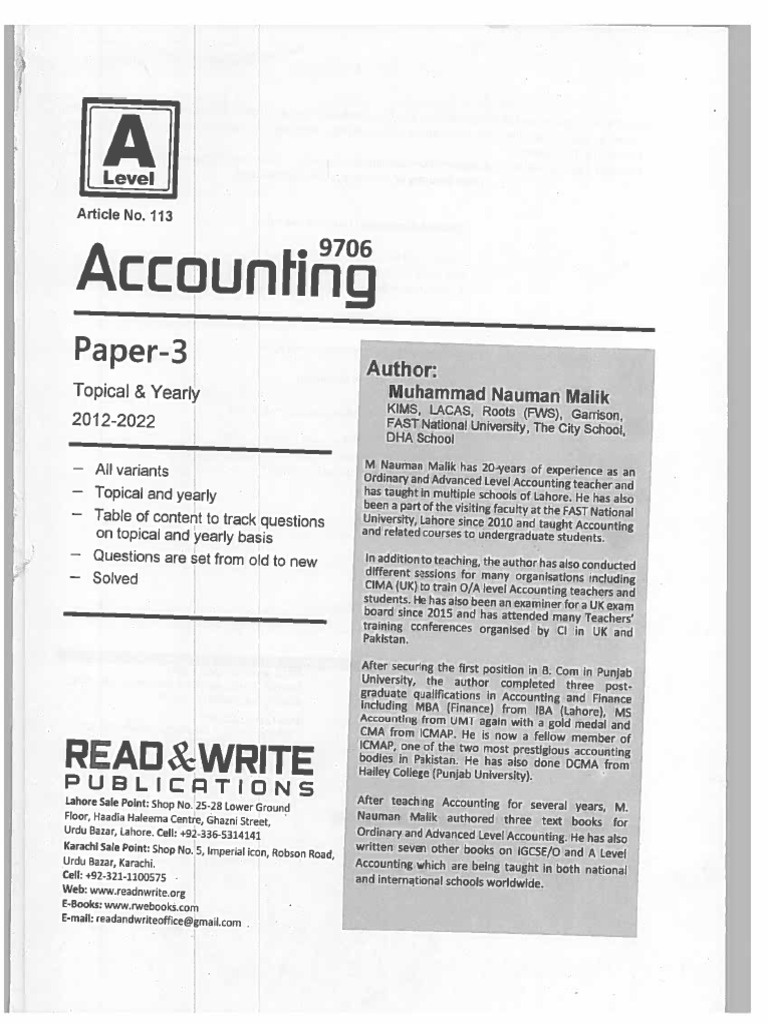 A Level Paper-3 2 | PDF