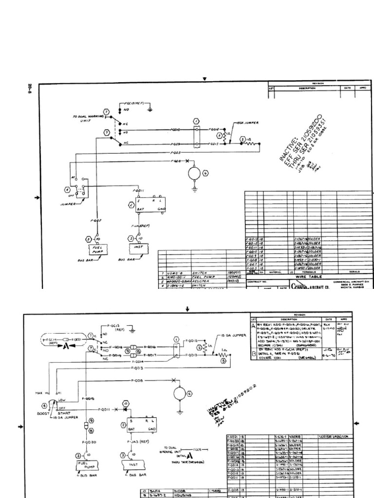 Diagramas Fuel Pump System Avioneta 039 | PDF
