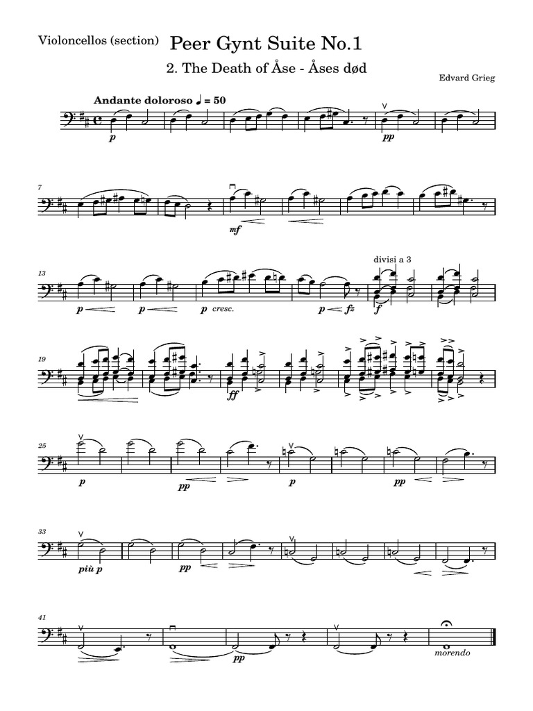 Death of Ase 'Cellos | PDF