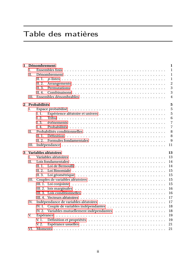 Proba Cours | PDF