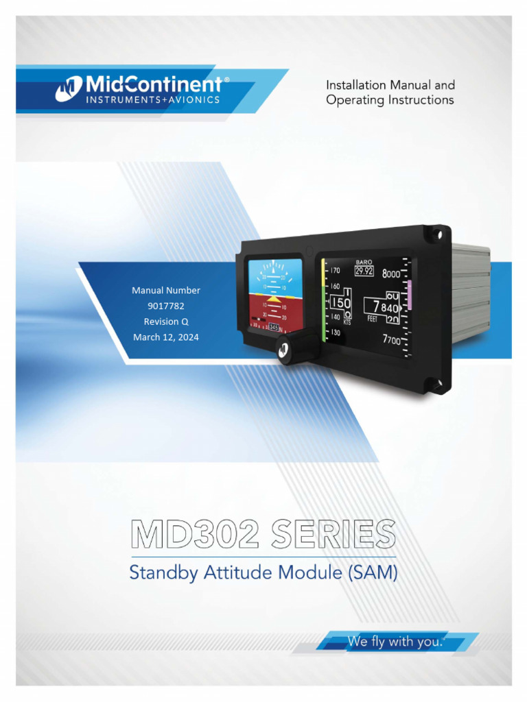 MD302 Standby Attitude Module Manual | PDF | Electrical Connector ...