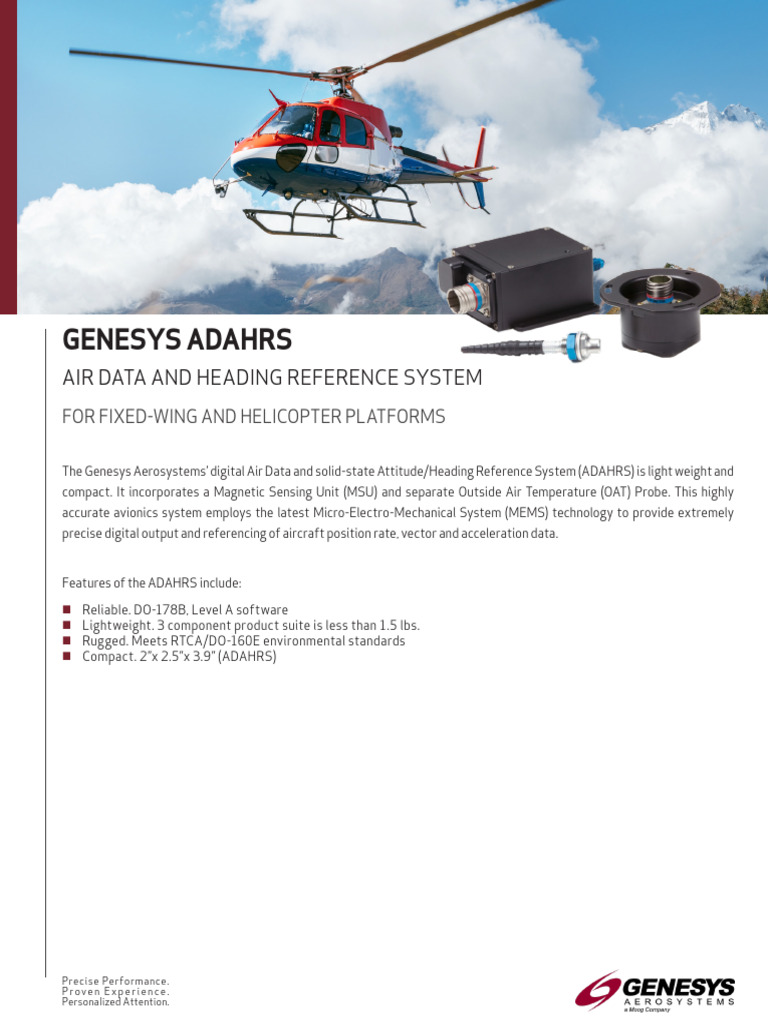 Genesys ADAHRS | PDF