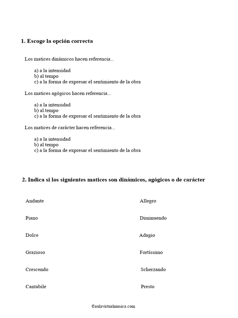 Ejercicios U11 C3 Español | PDF