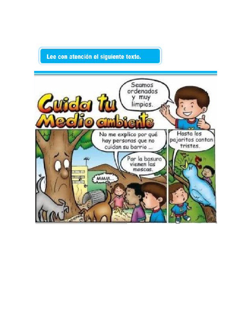 LEEMOS UNA HISTORIETA | PDF