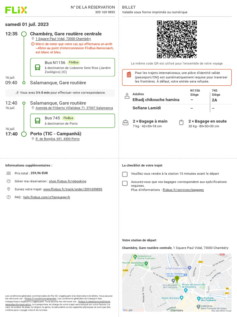 Ticket Flixbus | PDF