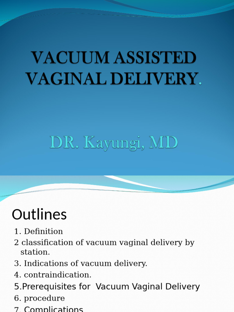 Vacuum Delivery | PDF