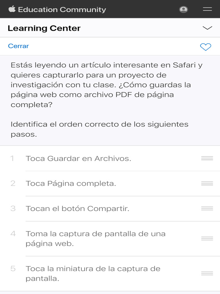 Learning Center - Apple Education Community | PDF