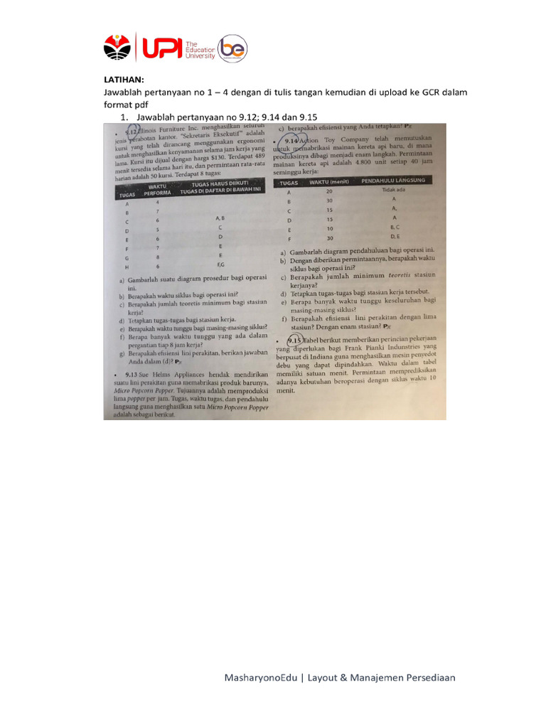 04 Latihan Layout Dan Persediaan | PDF