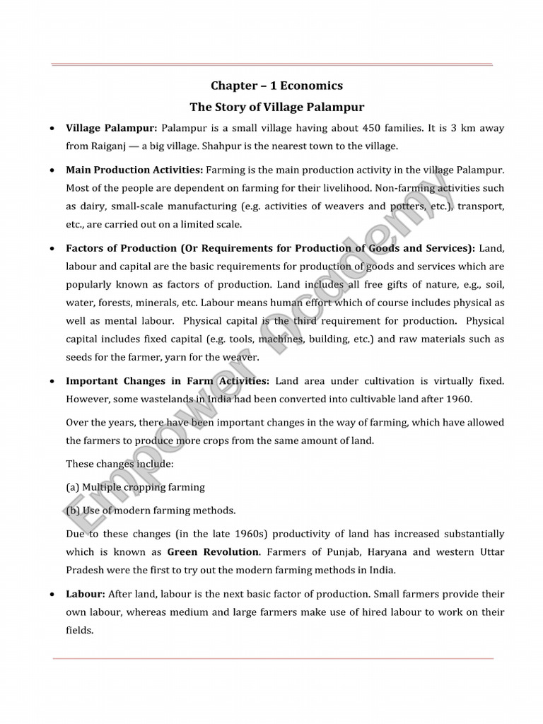 Chapter 1 Economic | PDF