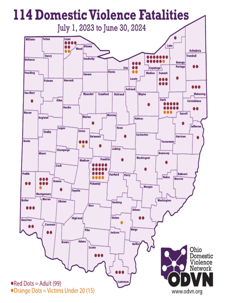 Fatality Map 2024 With Dots | PDF