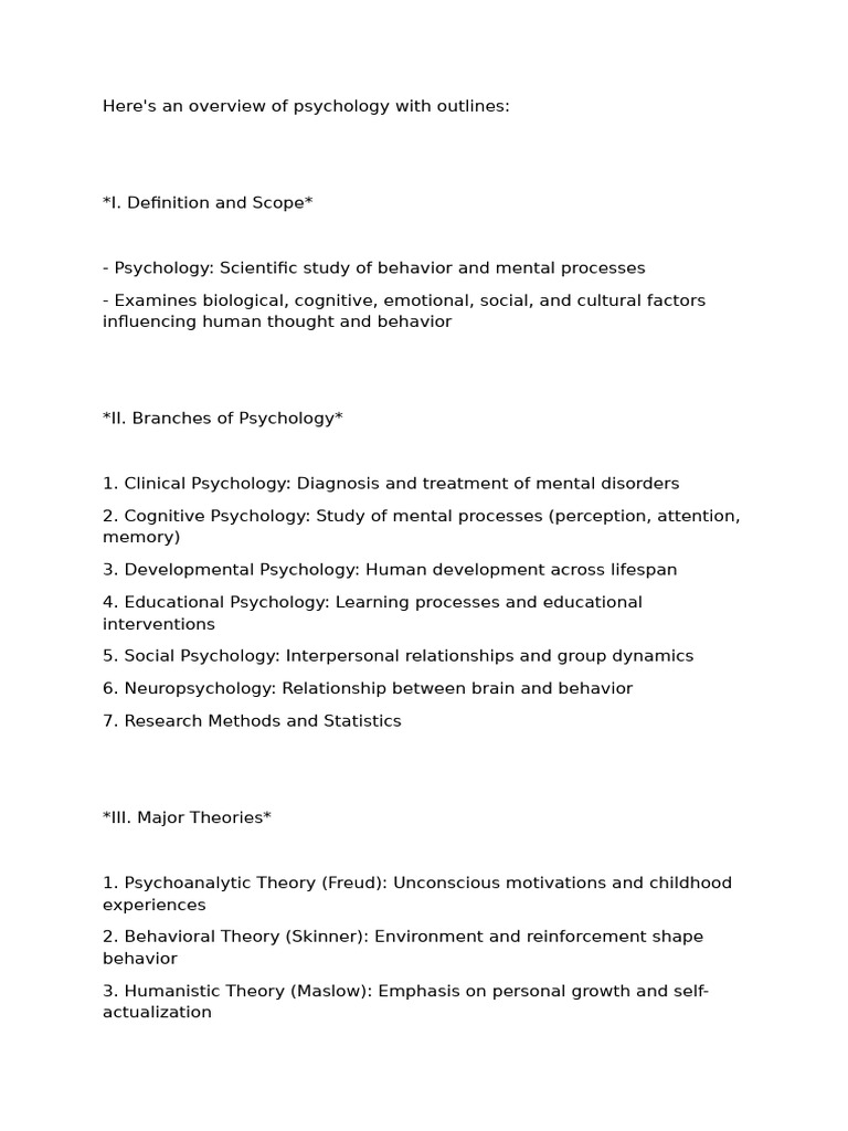 Psychology | PDF