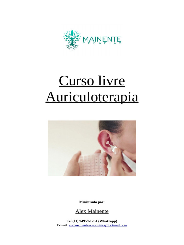 Apostila Auriculo Atualizada 0403 | PDF | Corpo humano | Bem-estar