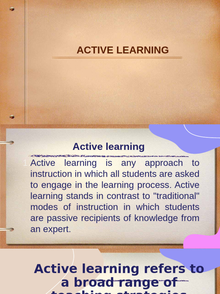 Active Learning | PDF