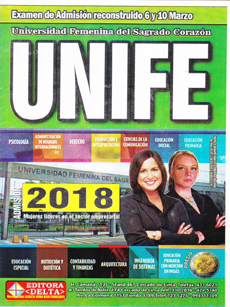 ADMISIÓN UNIFE | PDF