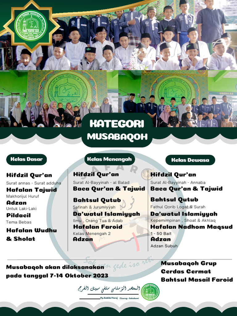 Musabaqoh Al Faraj | PDF