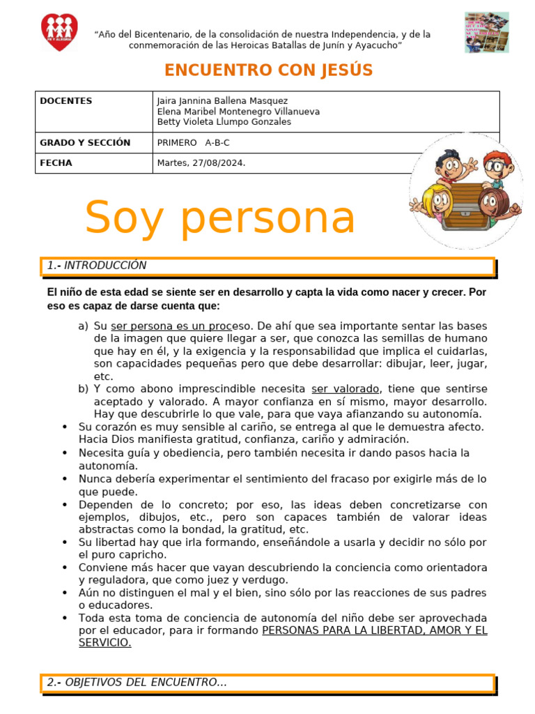 Encuentro Con Jesus 1° | PDF