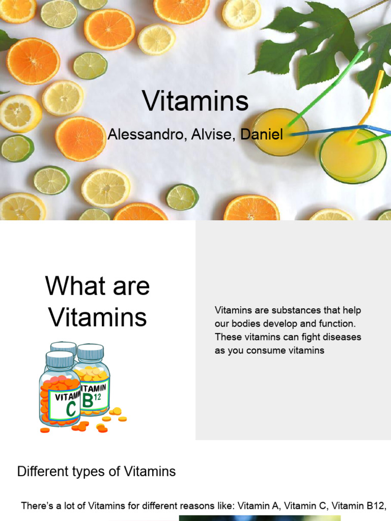 Vitamins Project | PDF