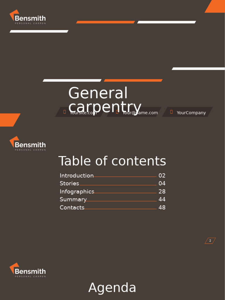 Carpenter PowerPoint Presentation Template | PDF