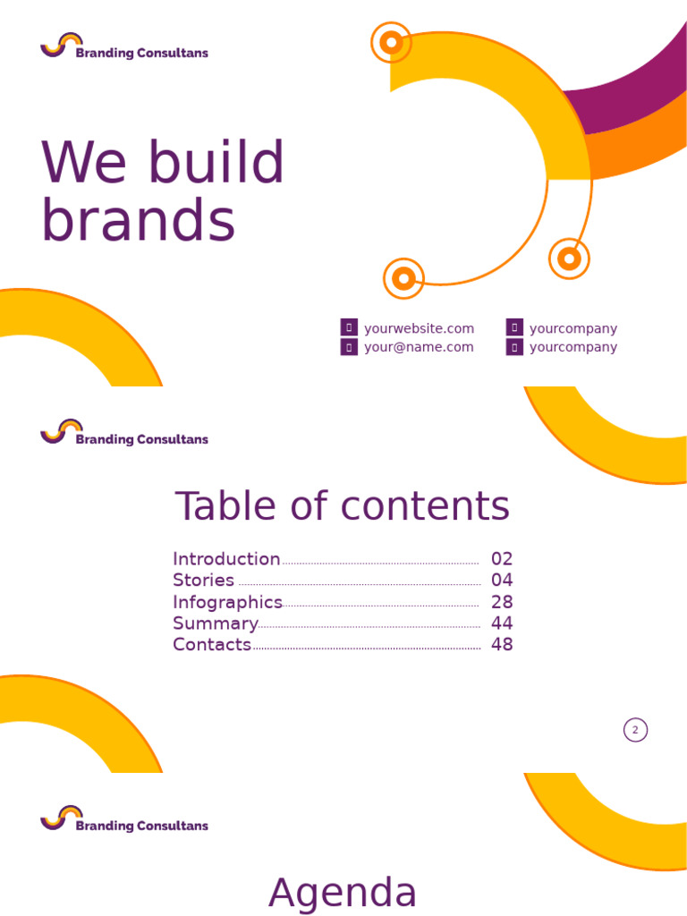 Branding Consultant PowerPoint Presentation Template | PDF