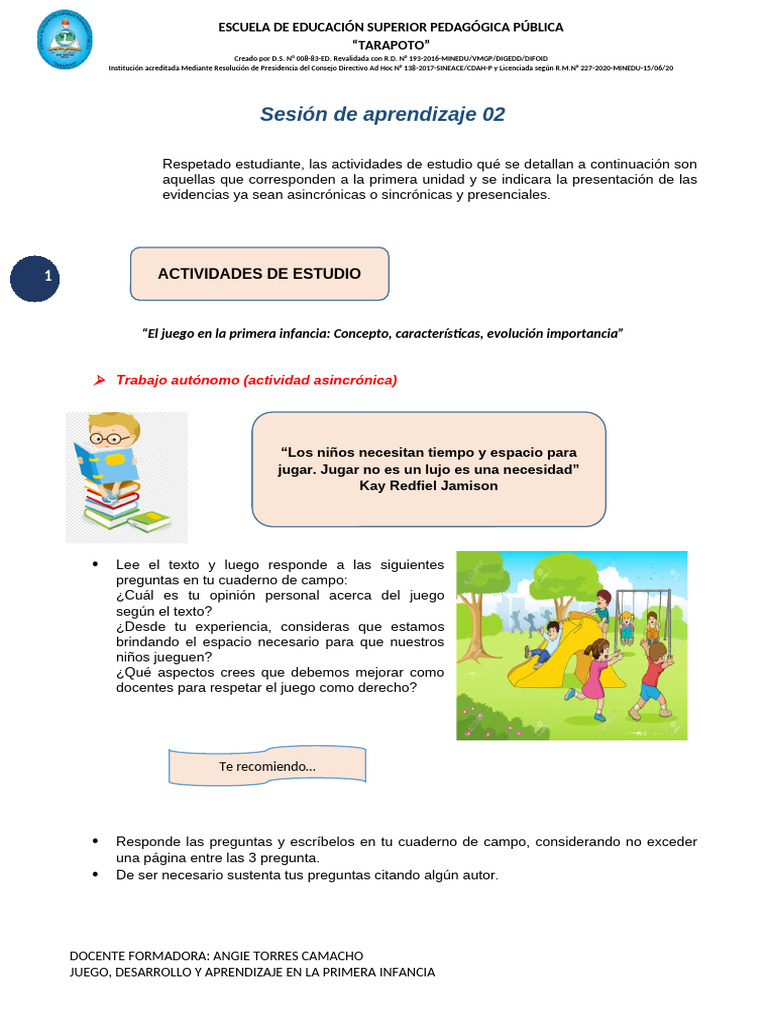 GUIA DE AUTO APRENDIZAJE | PDF