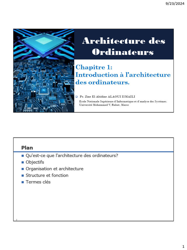Chapitre1 Introduction | PDF