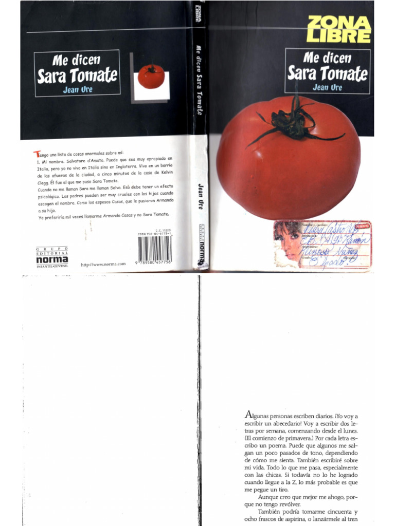 Me Dicen Sara Tomate - Jane Ure | PDF