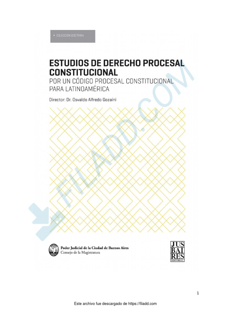 Estudios de Derecho Procesal Constitucional | PDF