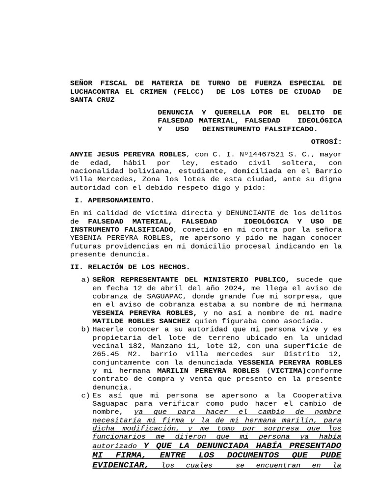 Falsedad Material | PDF