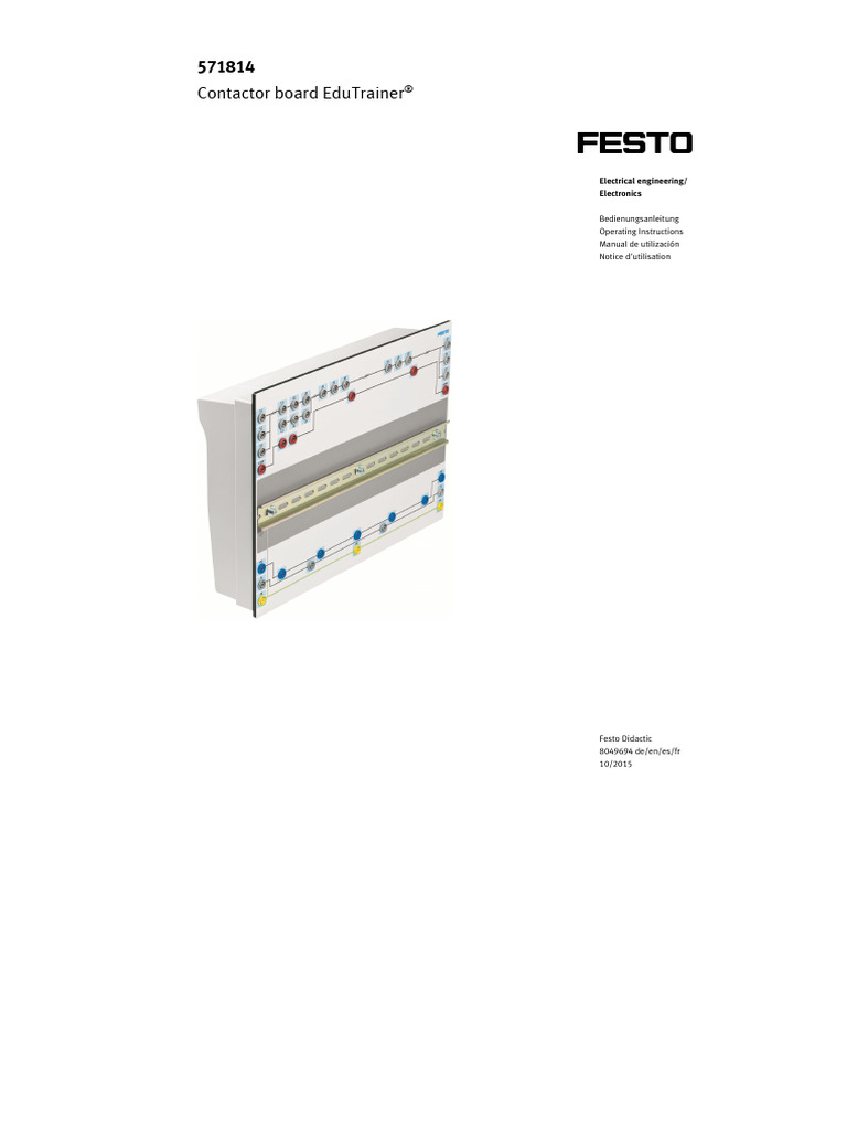 MANUAL TP 1211 TABLERO FESTO | PDF