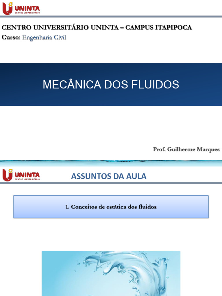 Aula - 03 - MECFLU | PDF