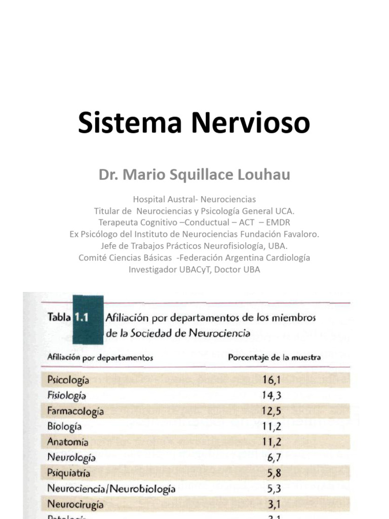 Dr. Mario Squillace Louhau - SN - Introducción | PDF