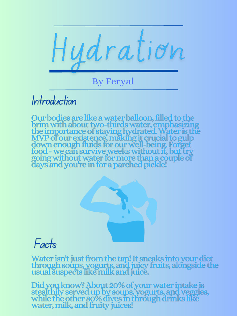 Hydration | PDF