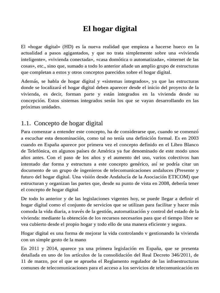 Hogar Digital | PDF