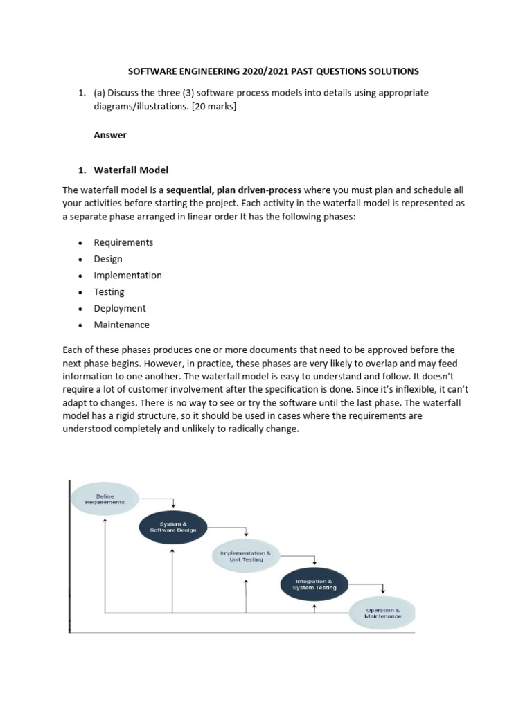 [Solved] Software Engineering 2020-2021 | PDF
