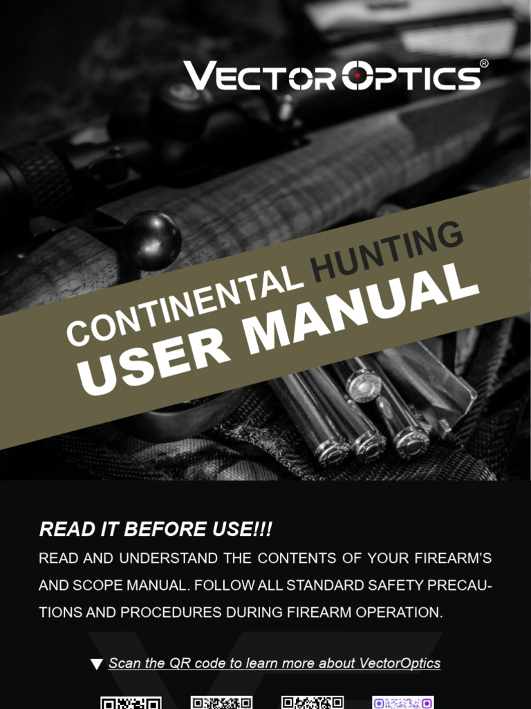 Continental Hunting User Manual | PDF | Telescopic Sight | Equipment