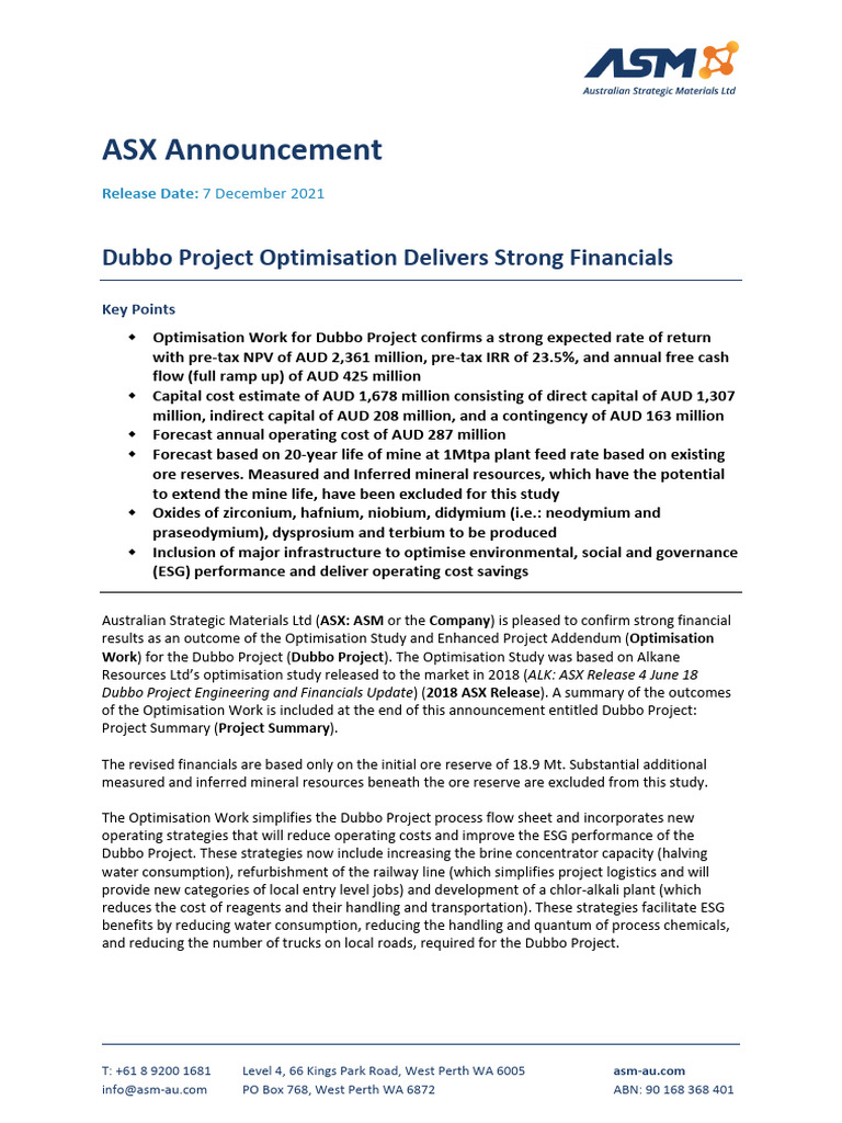 Dubbo Project Optimisation | PDF