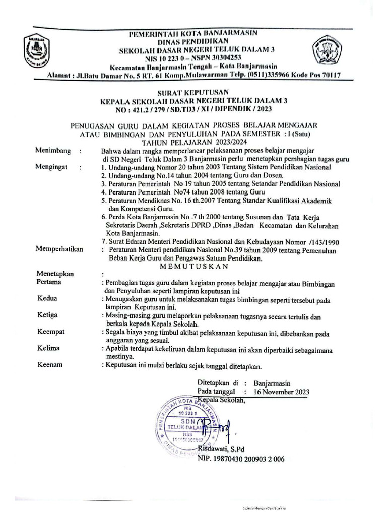 SK 2023 Ganjil | PDF